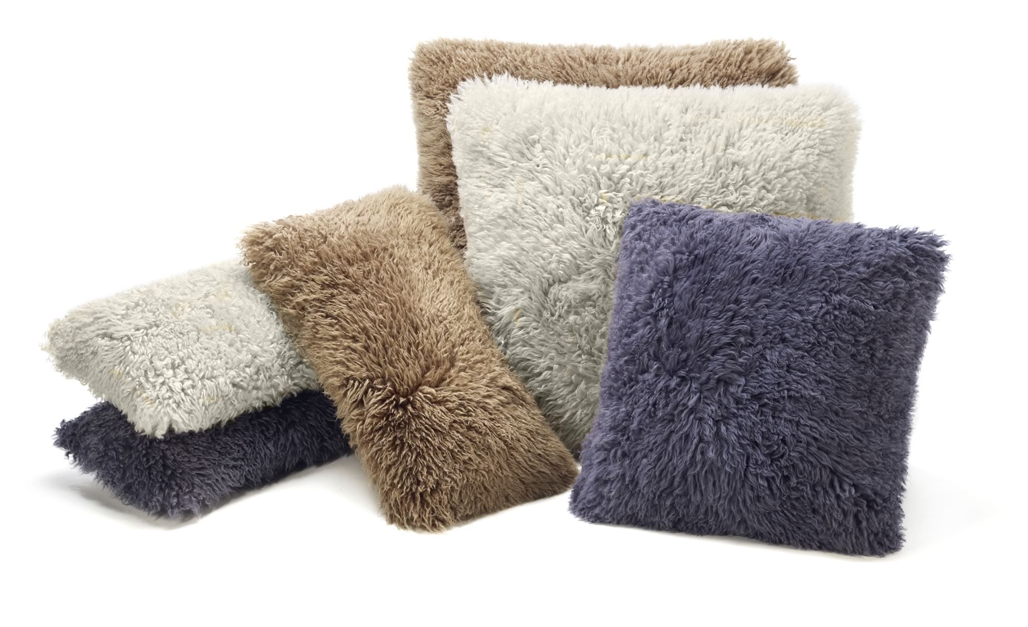 Sheepskin Curly Wool Cushions – Fibre by Auskin